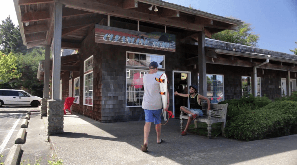 Cleanline Surf Shop Tour in Seaside Oregon - Morrisey Productions